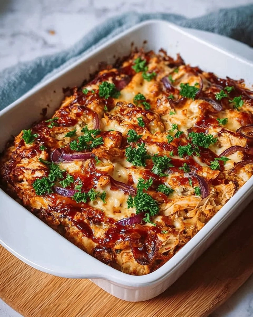 Easy Keto BBQ Chicken Casserole Recipe